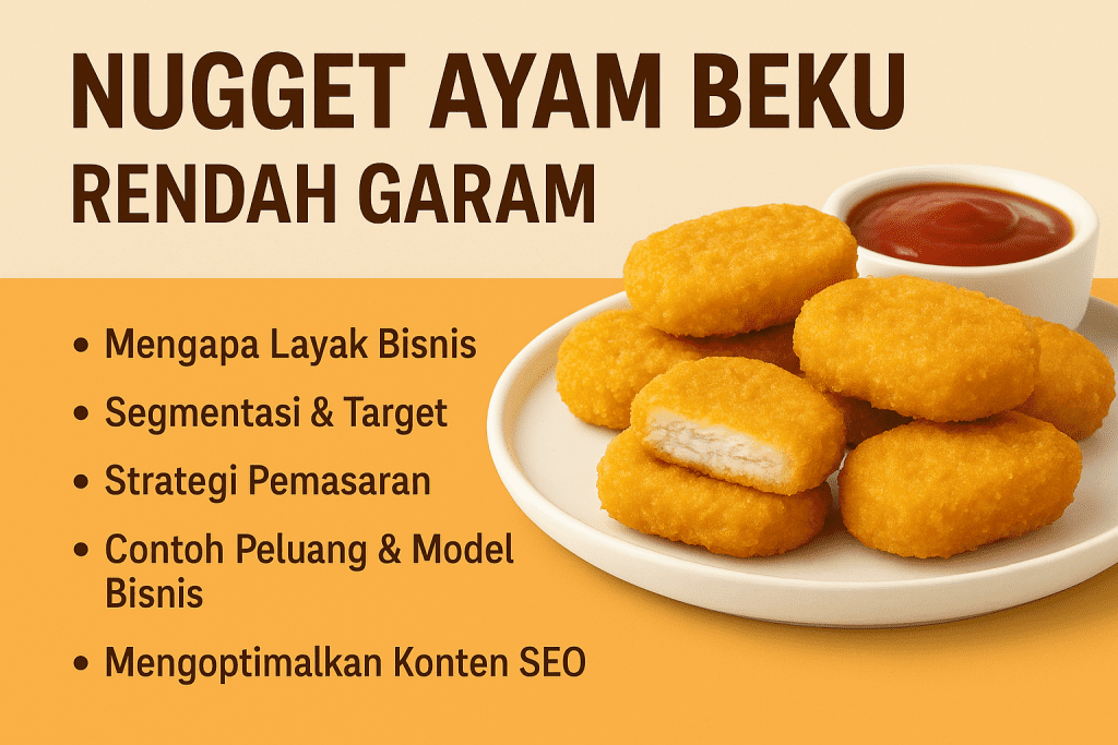 Nugget Ayam Beku Rendah Garam: Peluang Emas di Era Makanan Sehat dan ...
